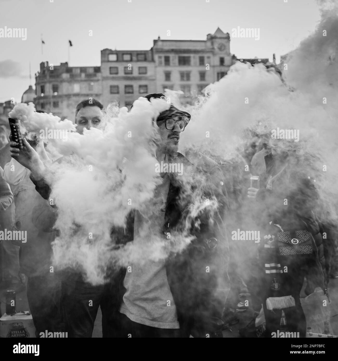 Beautiful soccer fans Black and White Stock Photos & Images - Alamy