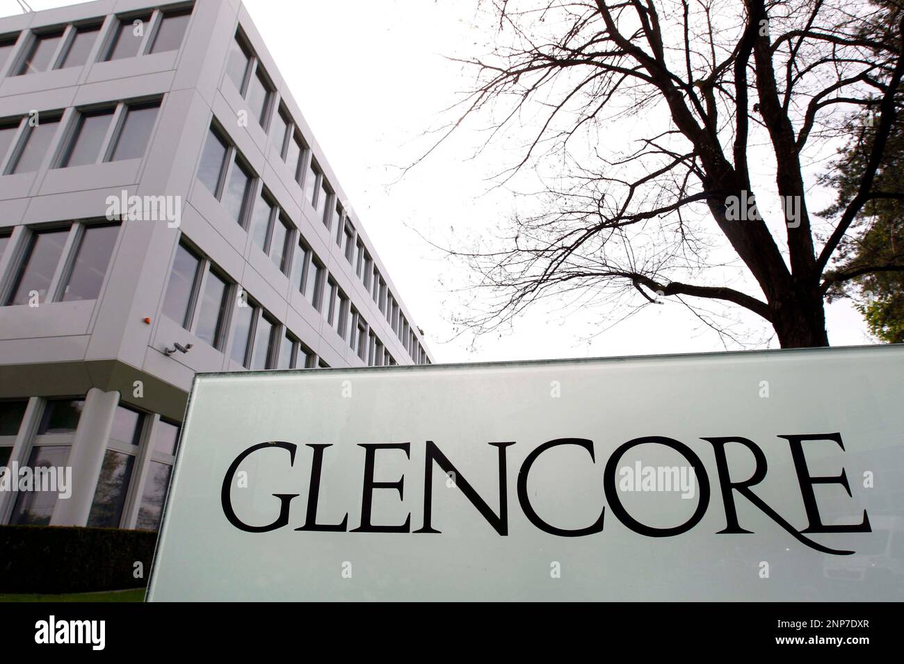 FILE - This April 14, 2011 file picture shows the Glencore headquarters ...