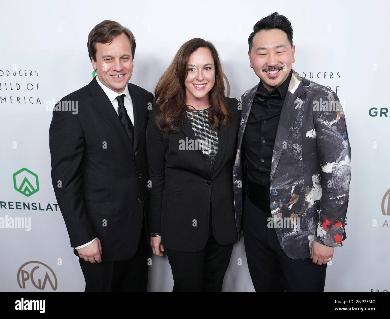 John Hodges, Brooke Posch and Andrew Ahn arrive at the 34th Annual ...