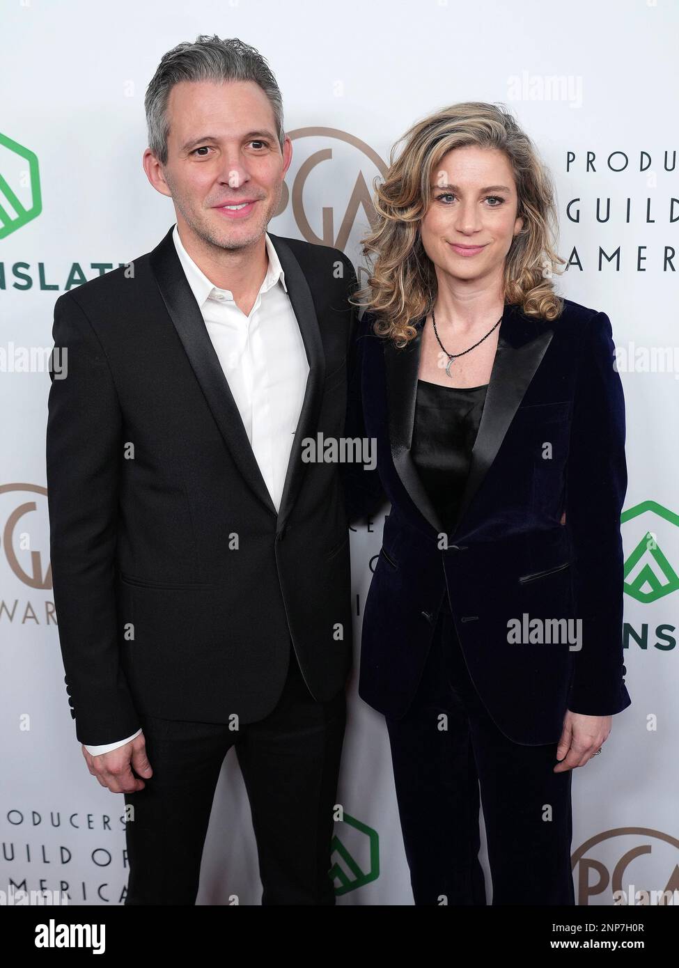 Justin Wilkes and Sara Bermstein arrive at the 34th Annual Producers ...
