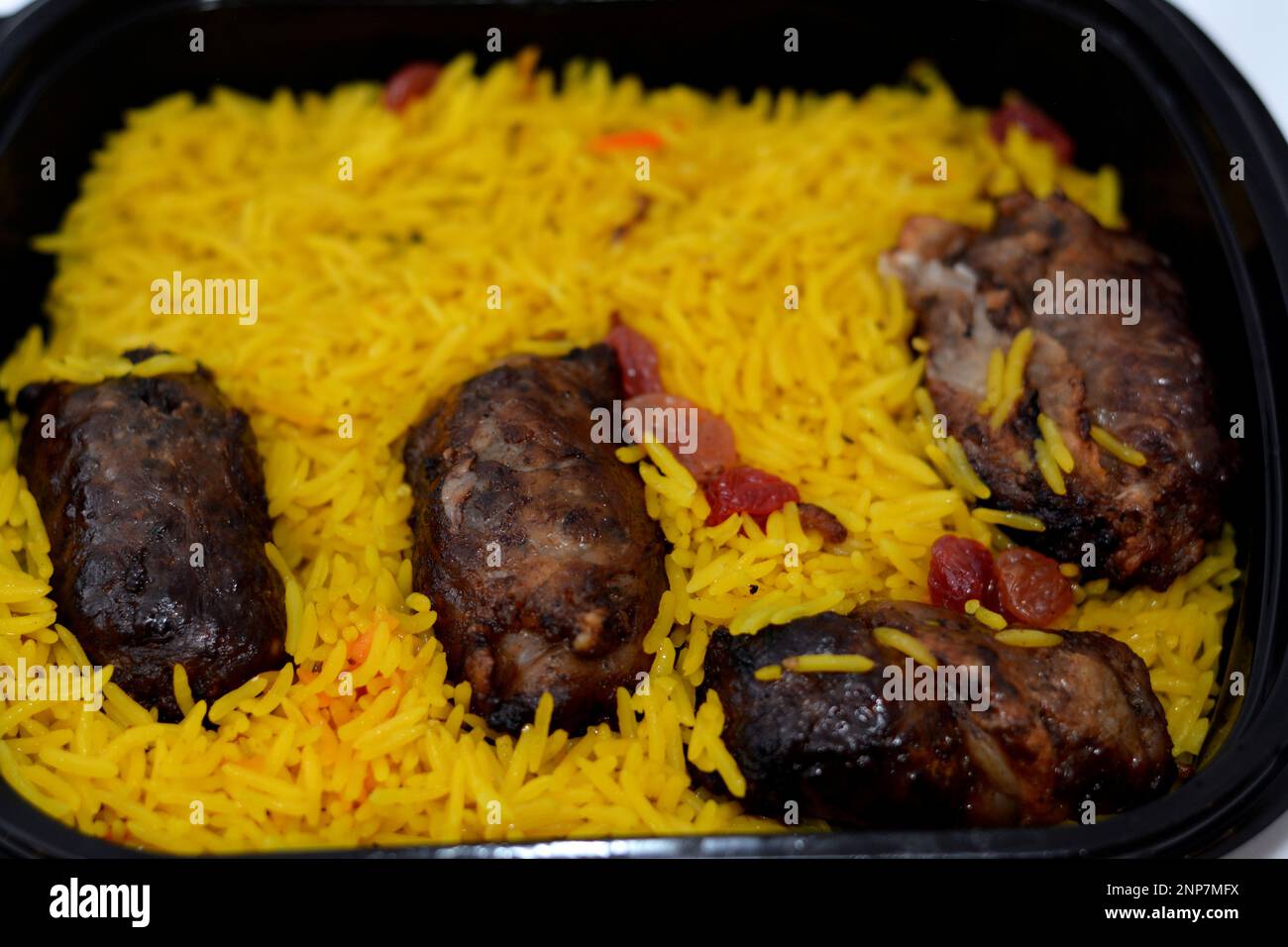 Arabic cuisine traditional food beef Kofta, kebab and tarb kofta shish ...