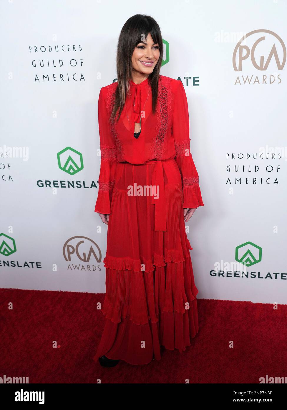 Victoria Bousis arrives at the 34th Annual Producers Guild Awards held ...