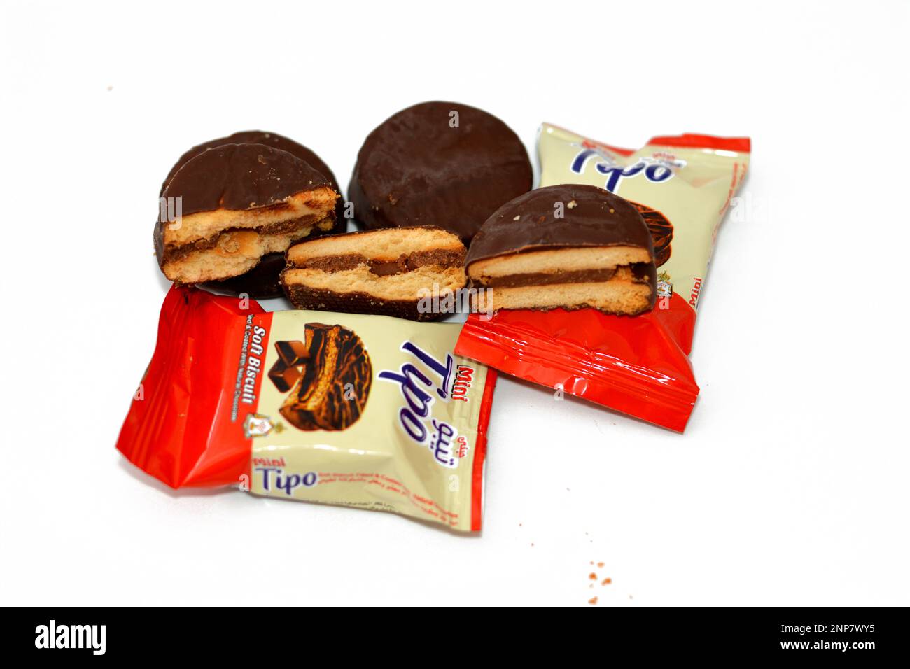 Sugar coated biscuits Cut Out Stock Images & Pictures - Alamy