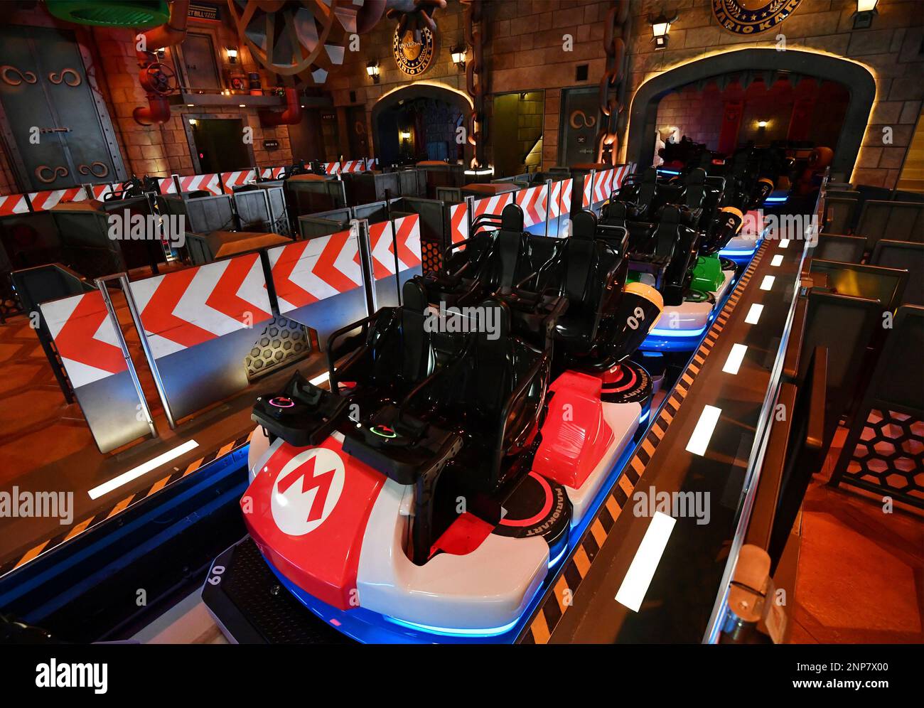 Inside of the Bowser Castle is unveiled to media at SUPER NINTENDO ...
