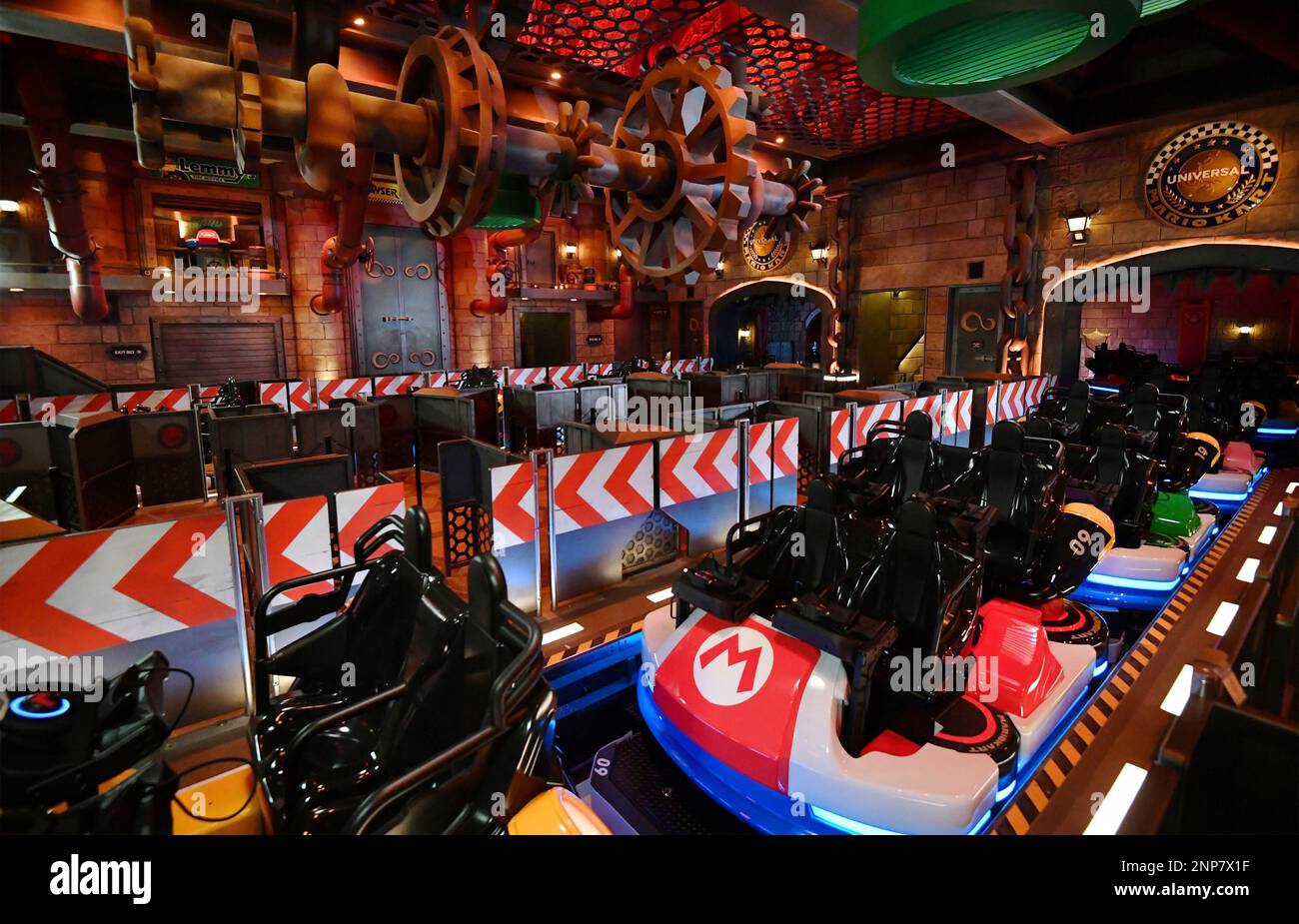 Inside of the Bowser Castle is unveiled to media at SUPER NINTENDO ...