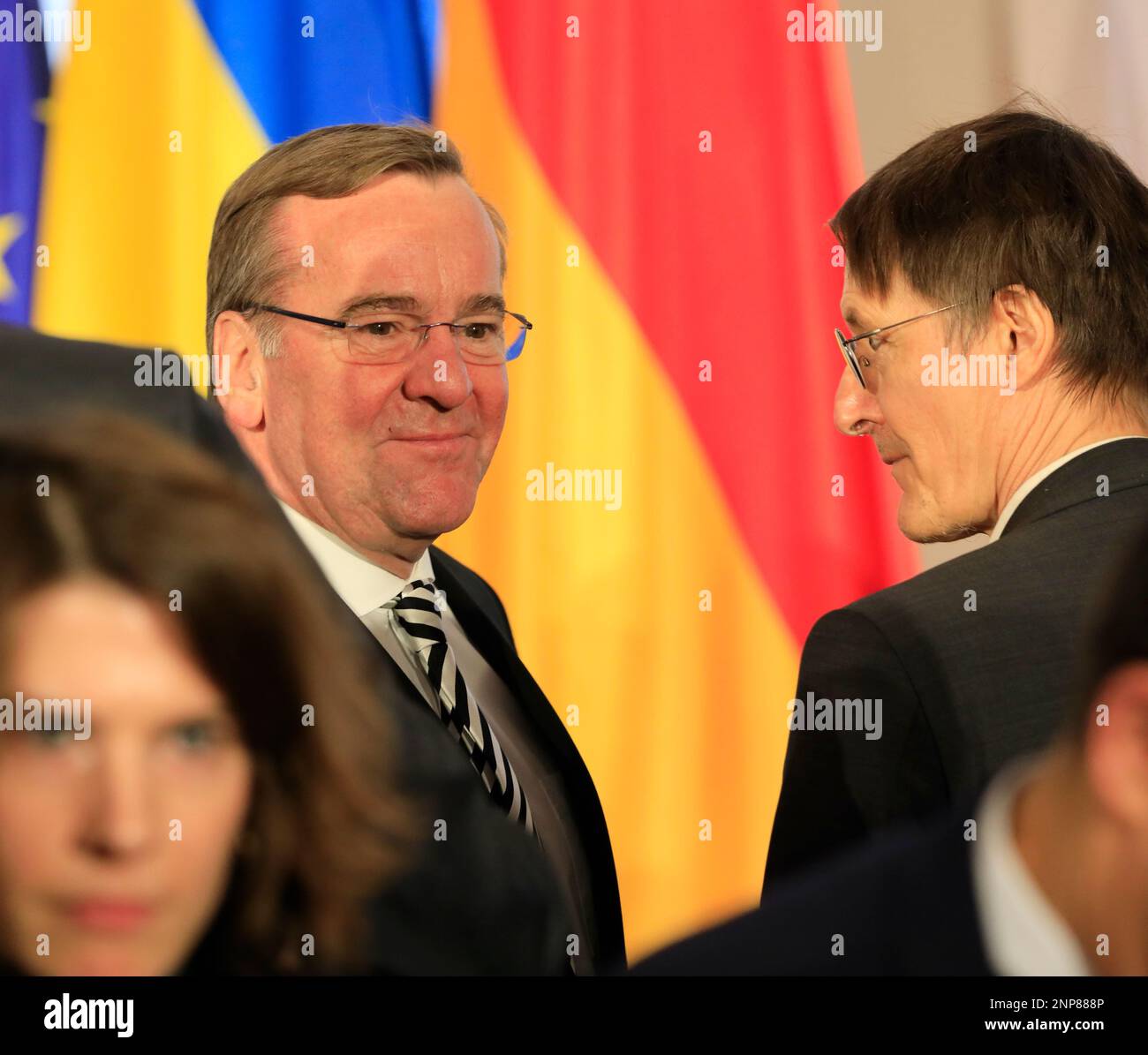 Berlin, Germany, February 24, 2023. The German Federal Minister of ...