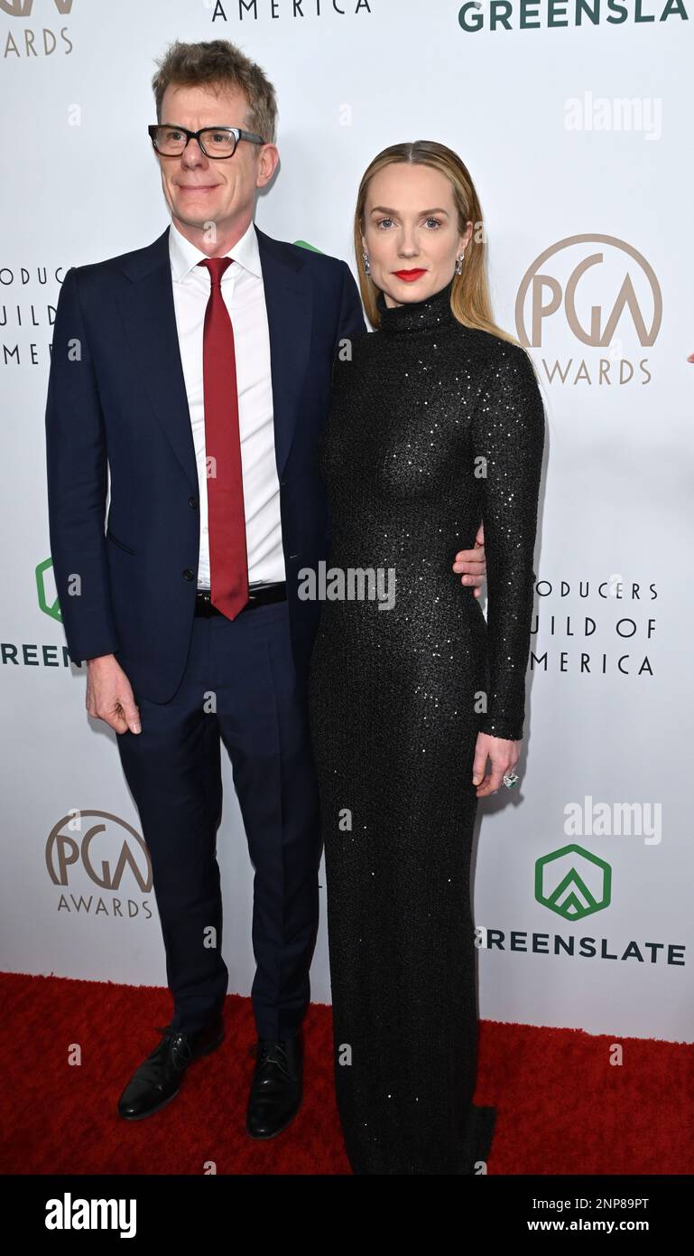 Los Angeles, USA. 25th Feb, 2023. Graham Broadbent & Kerry Condon at ...