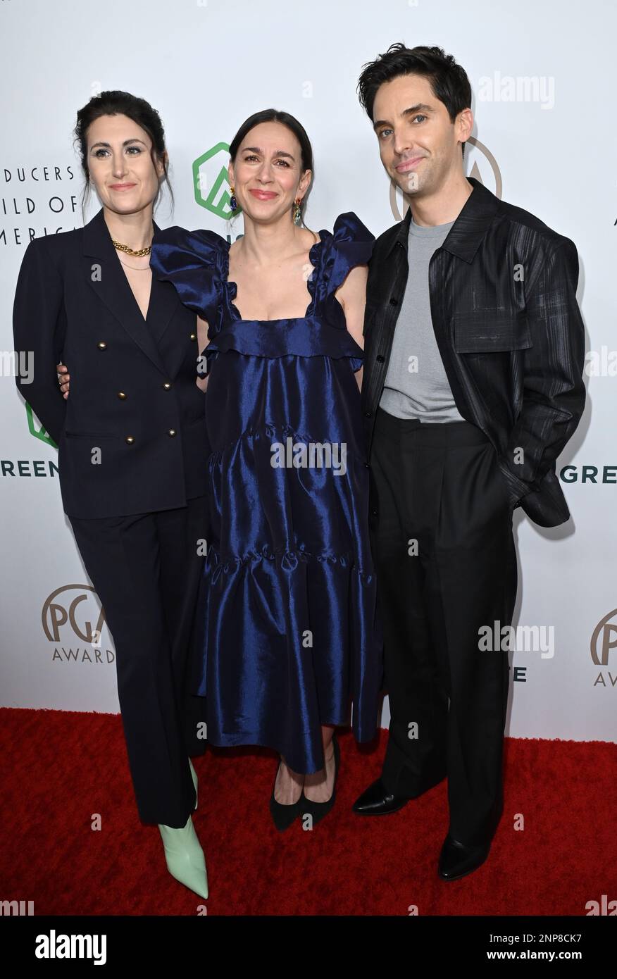 Los Angeles, USA. 25th Feb, 2023. Jen Statsky, Lucia Aniello & Paul W ...