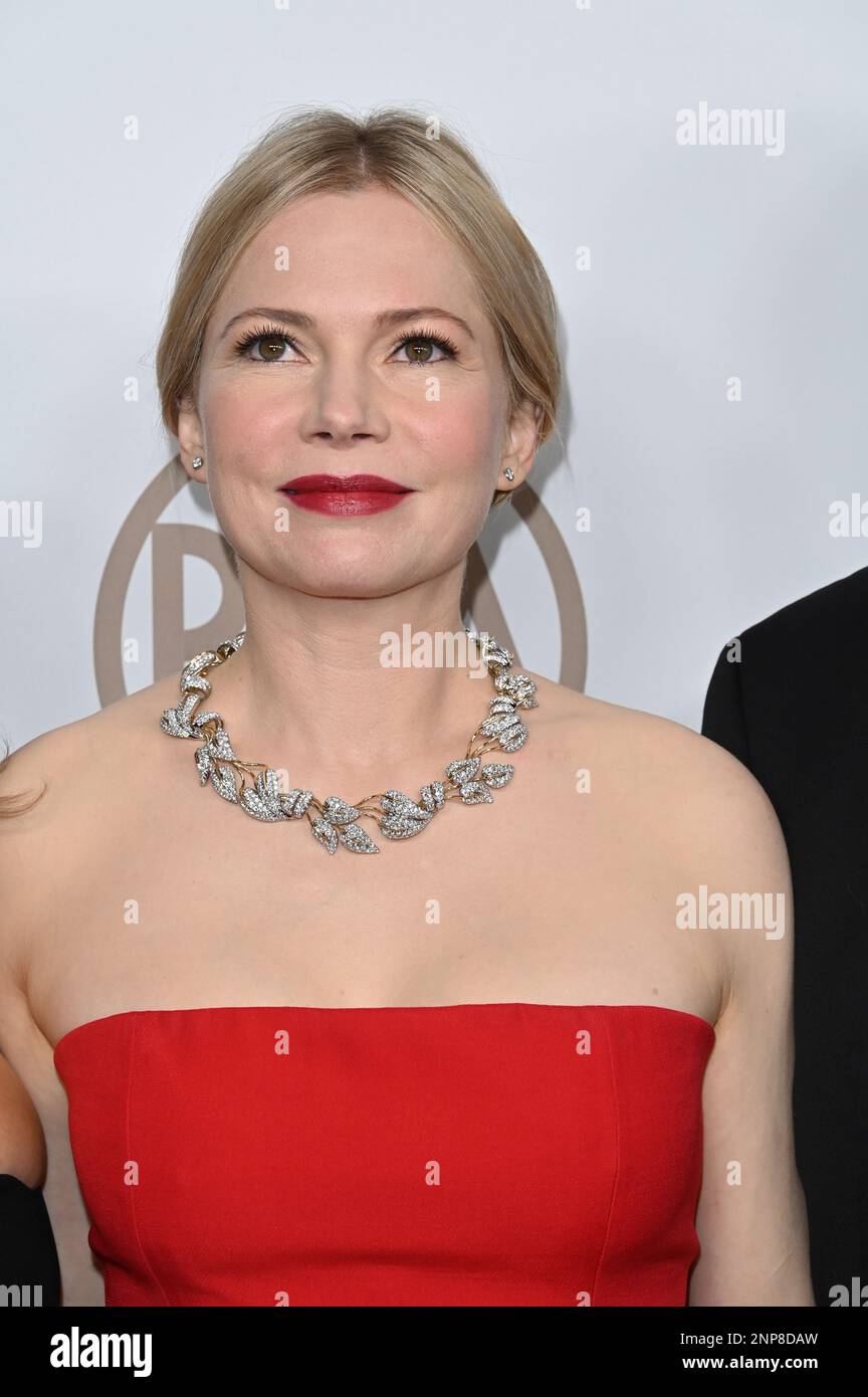 Los Angeles, USA. 25th Feb, 2023. Michelle Williams at the 34th Annual ...