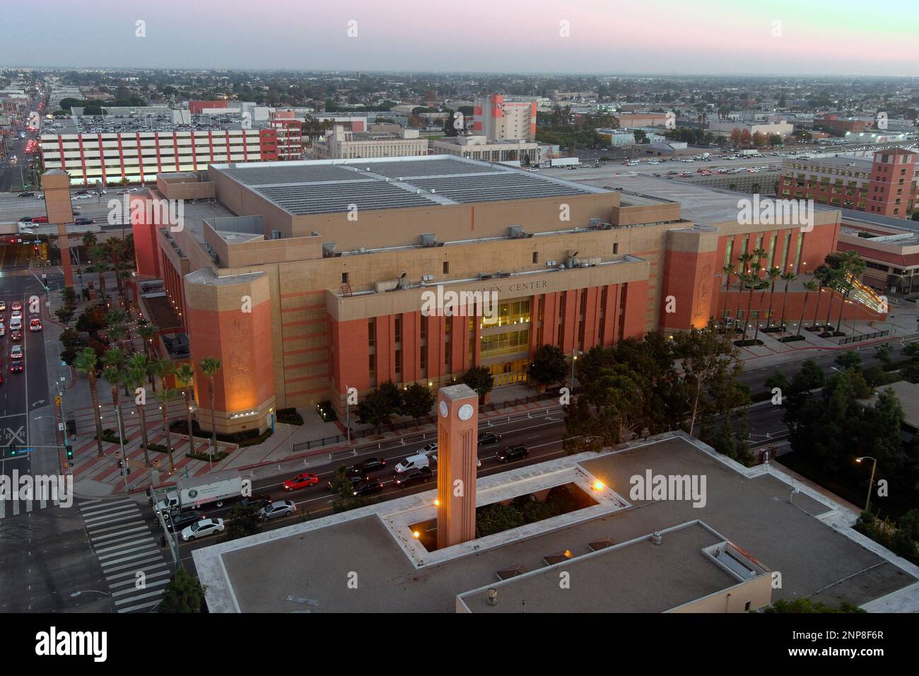 A general view of the Galen Center on the campus of the University of ...