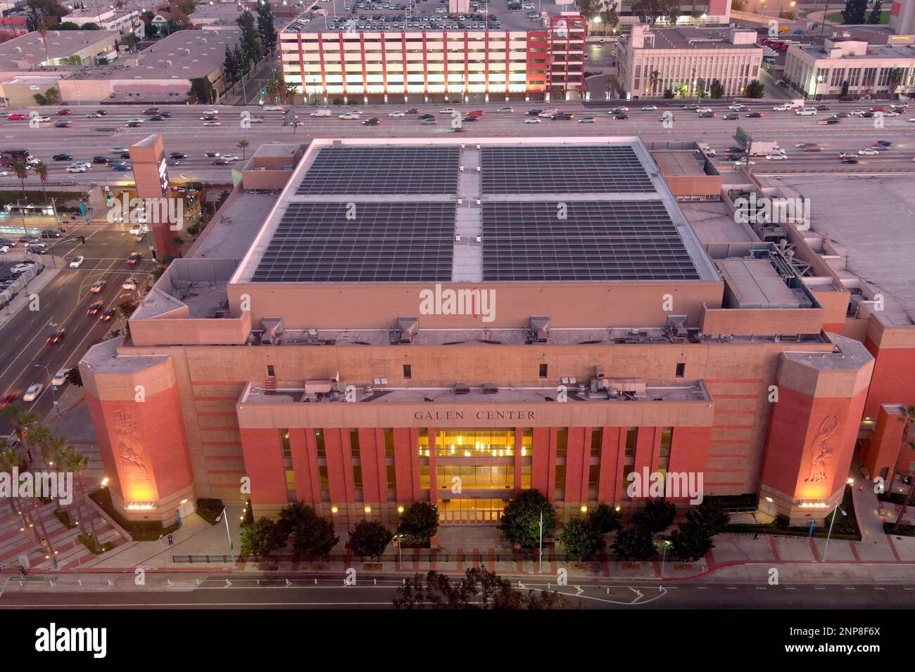 A general view of the Galen Center on the campus of the University of ...