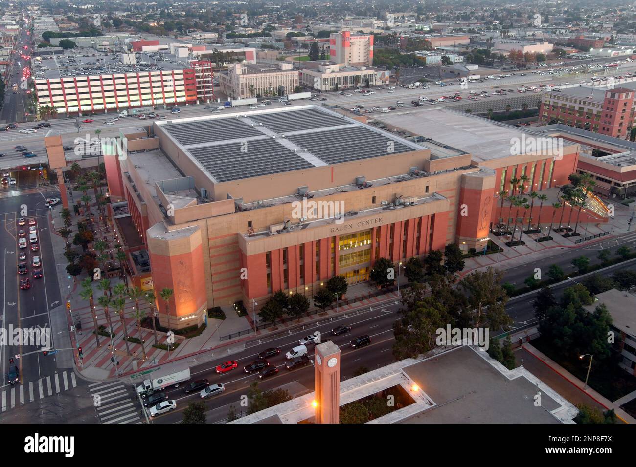 A general view of the Galen Center on the campus of the University of ...