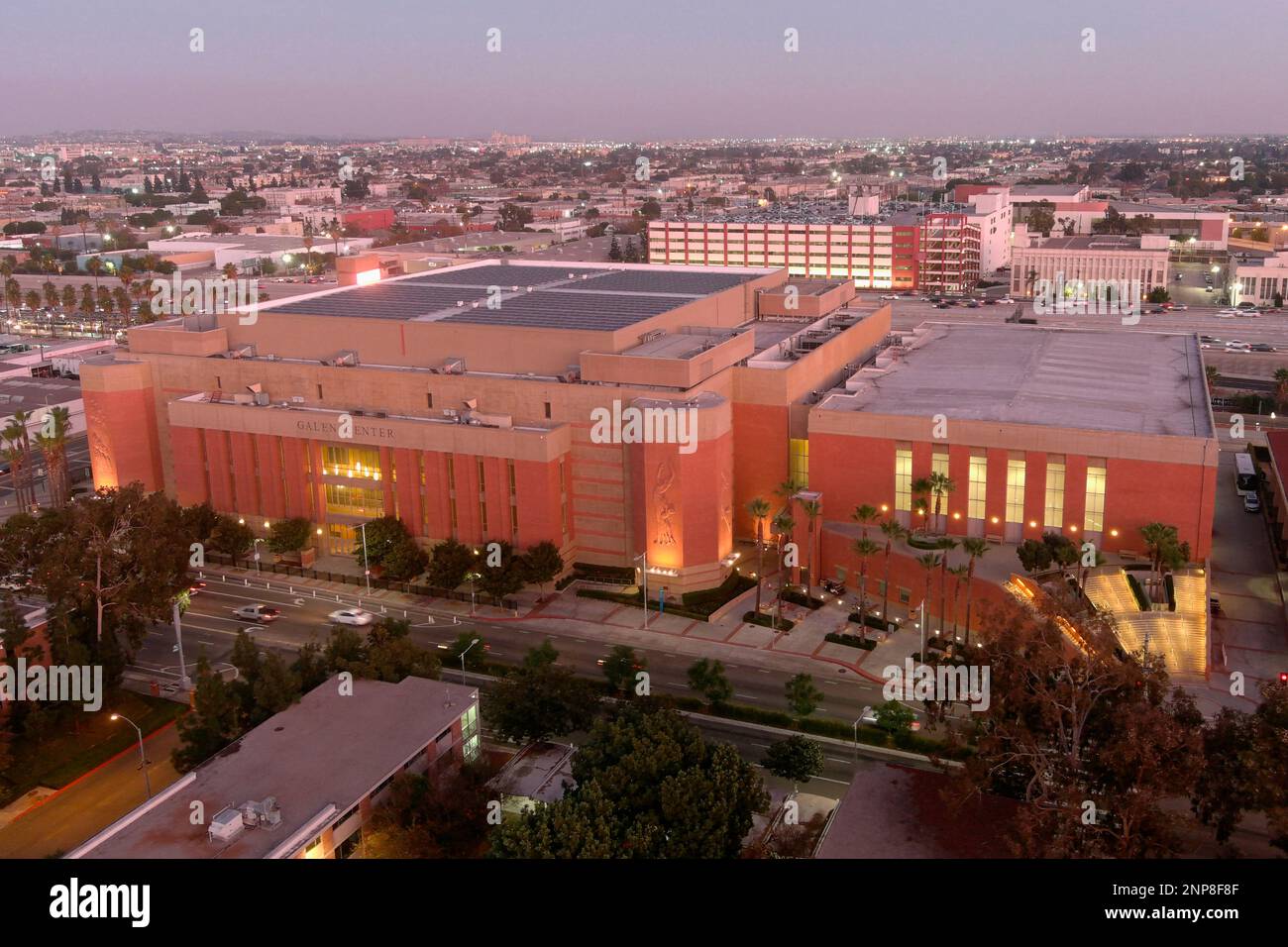 A general view of the Galen Center on the campus of the University of ...