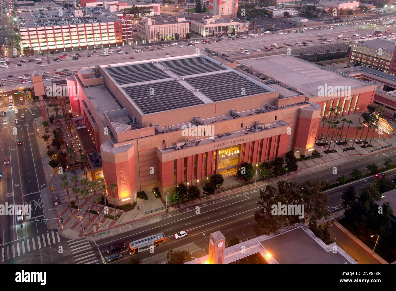 A general view of the Galen Center on the campus of the University of ...