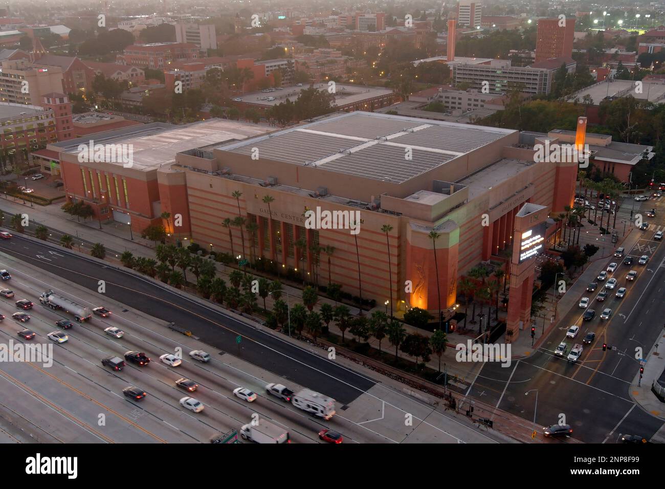 A general view of the Galen Center on the campus of the University of ...