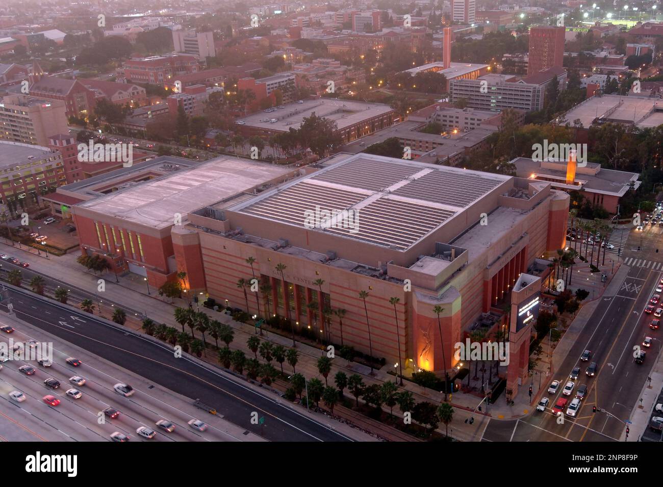 A general view of the Galen Center on the campus of the University of ...