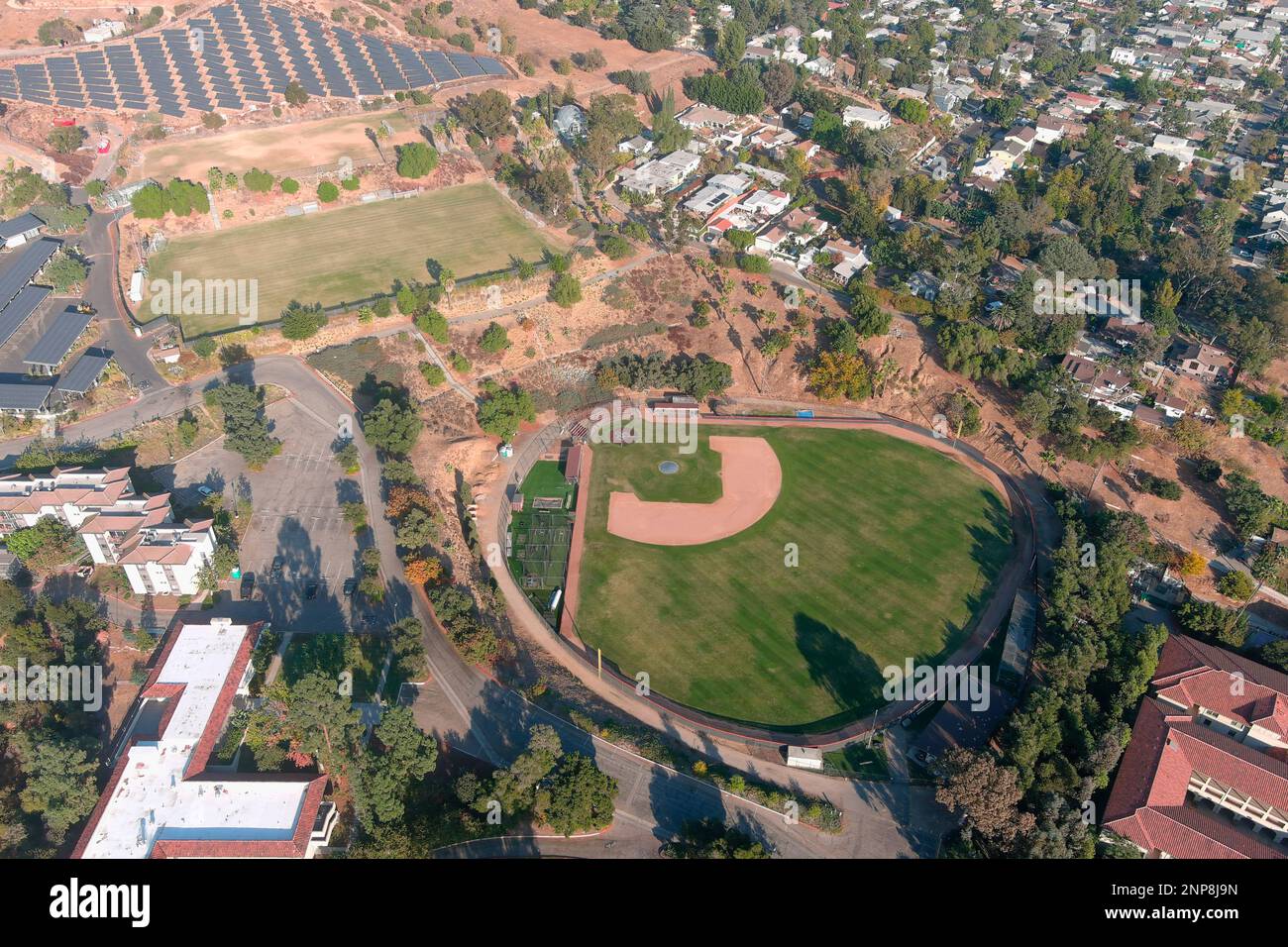 A General View Of The Anderson Baseball Field And Upper Soccer Field On The Occidental College