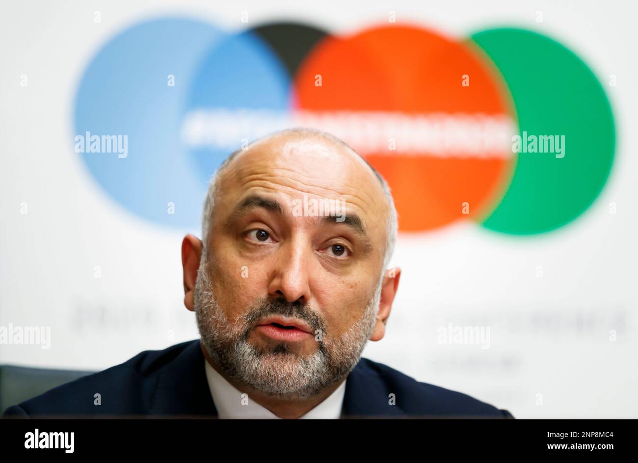 Afghanistan's Foreign Minister Mohammad Hanif Atmar attends a press ...
