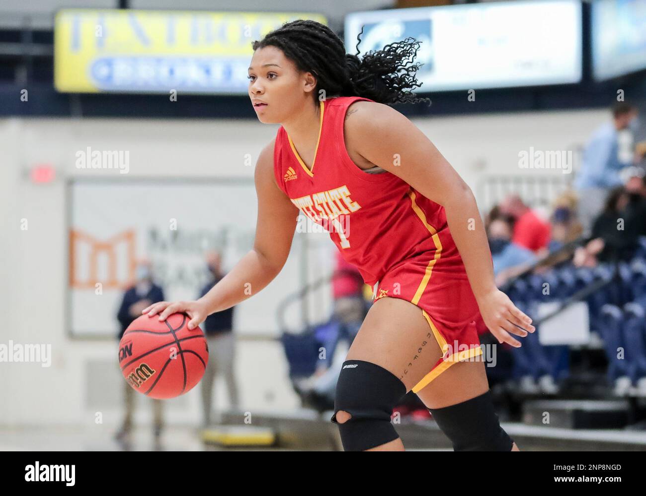 November 21, 2020: Pittsburg State forward Maya Williams (1) during a ...