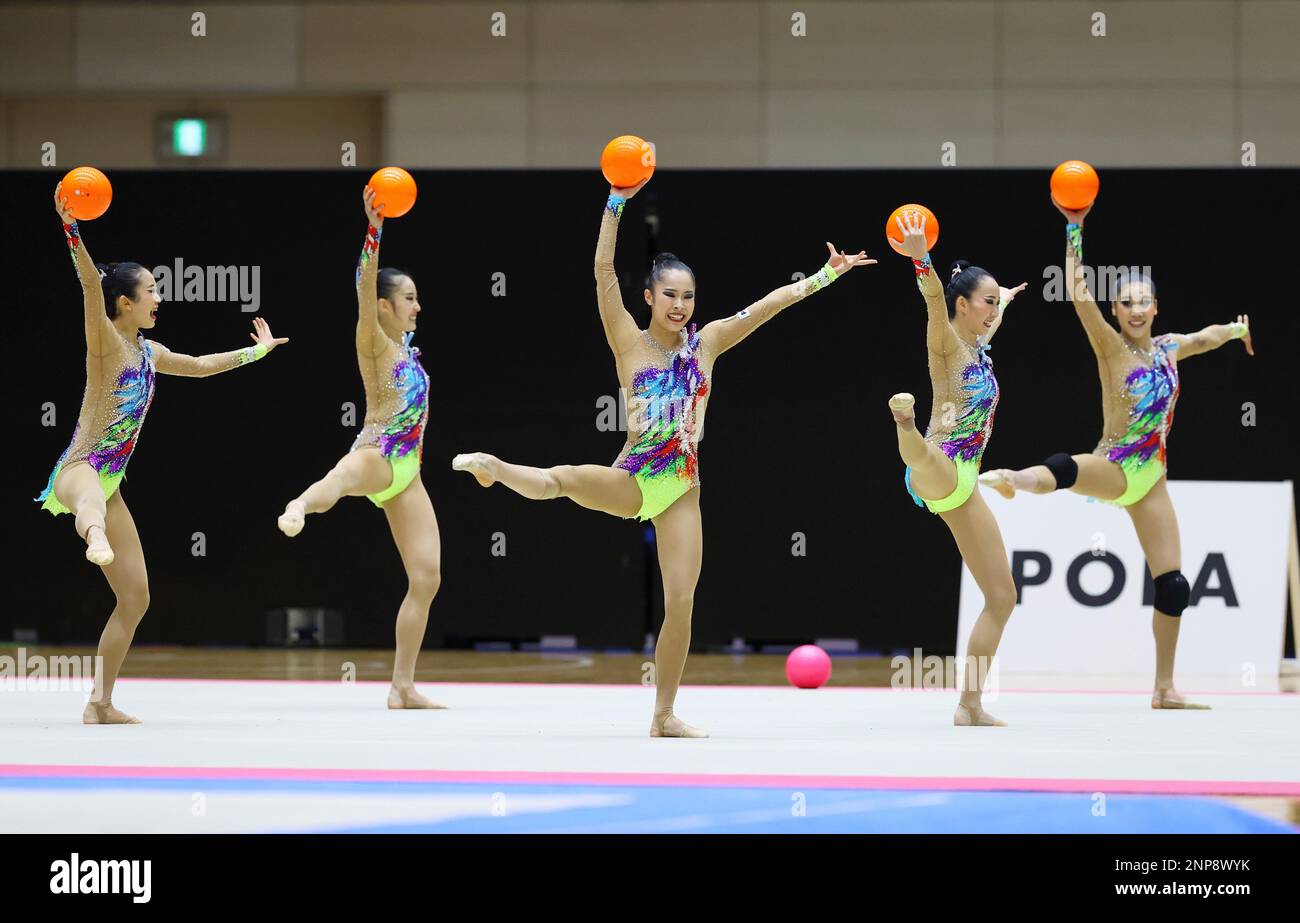 "Fairy Japan", a Japanese national team of rhythmic gymnastics ...