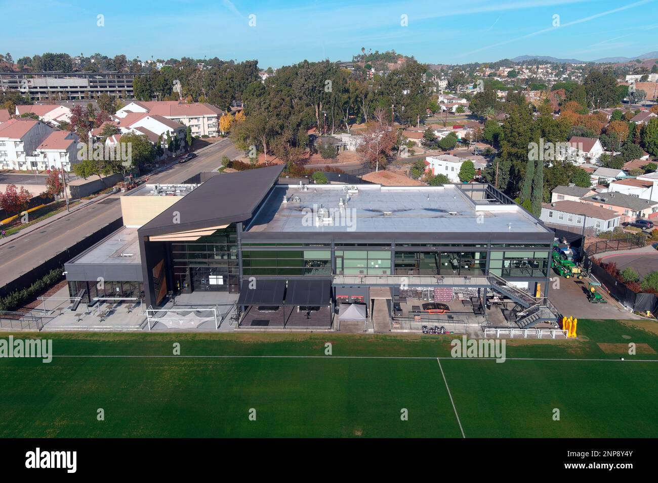 General overall view of the LAFC Performance Center on the campus of ...