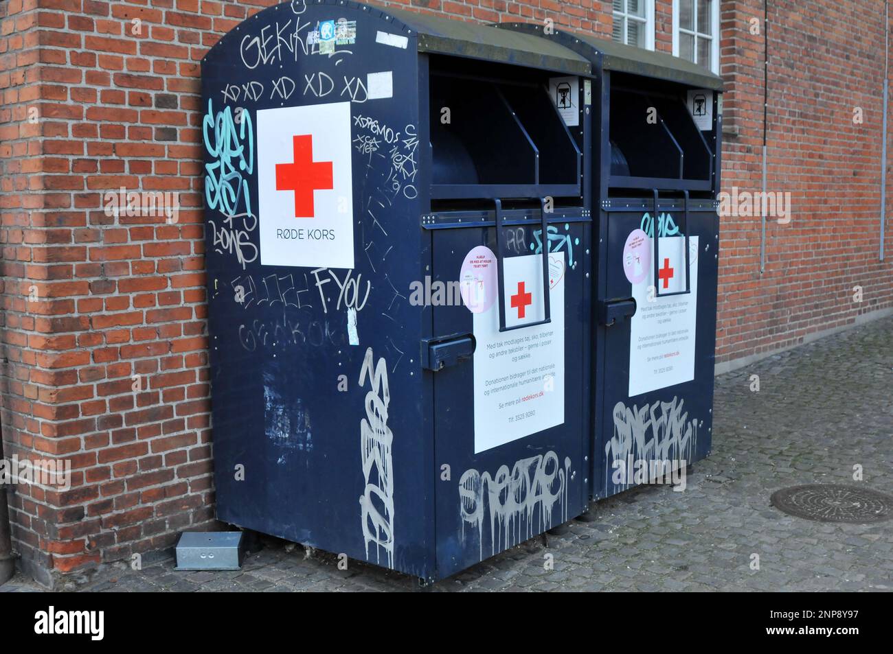 Kastrup/Copenhagen /Denmmark/26 February 2023/Red cross old items ...