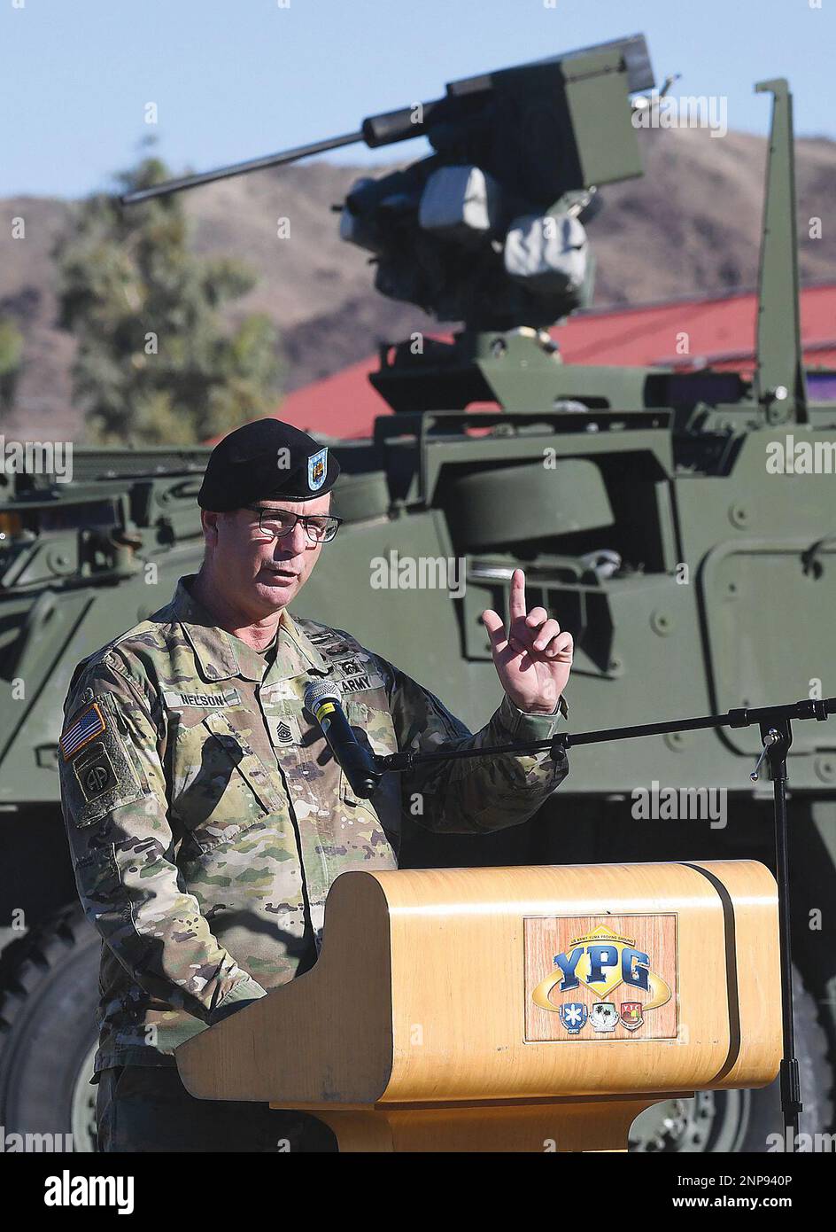 U.S. Army Yuma Proving Ground Commanding Sgt. Maj. Jamathon Nelson ...