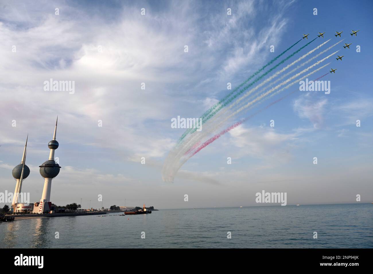 Kuwait City, Kuwait. 25th Feb, 2023. Saudi Hawks, the Royal Saudi Air ...