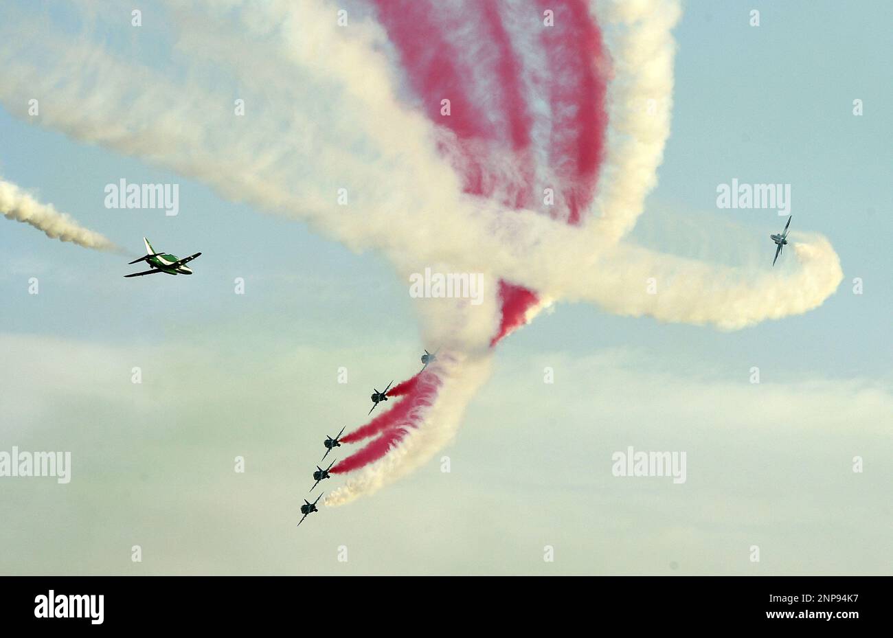 Kuwait City, Kuwait. 25th Feb, 2023. Saudi Hawks, the Royal Saudi Air ...