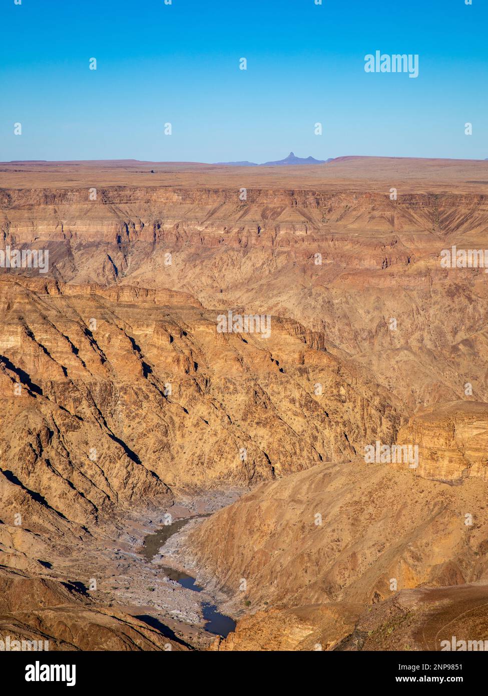 Fish River Canyon, world's second largest canyon, Hobas, South Namibia ...