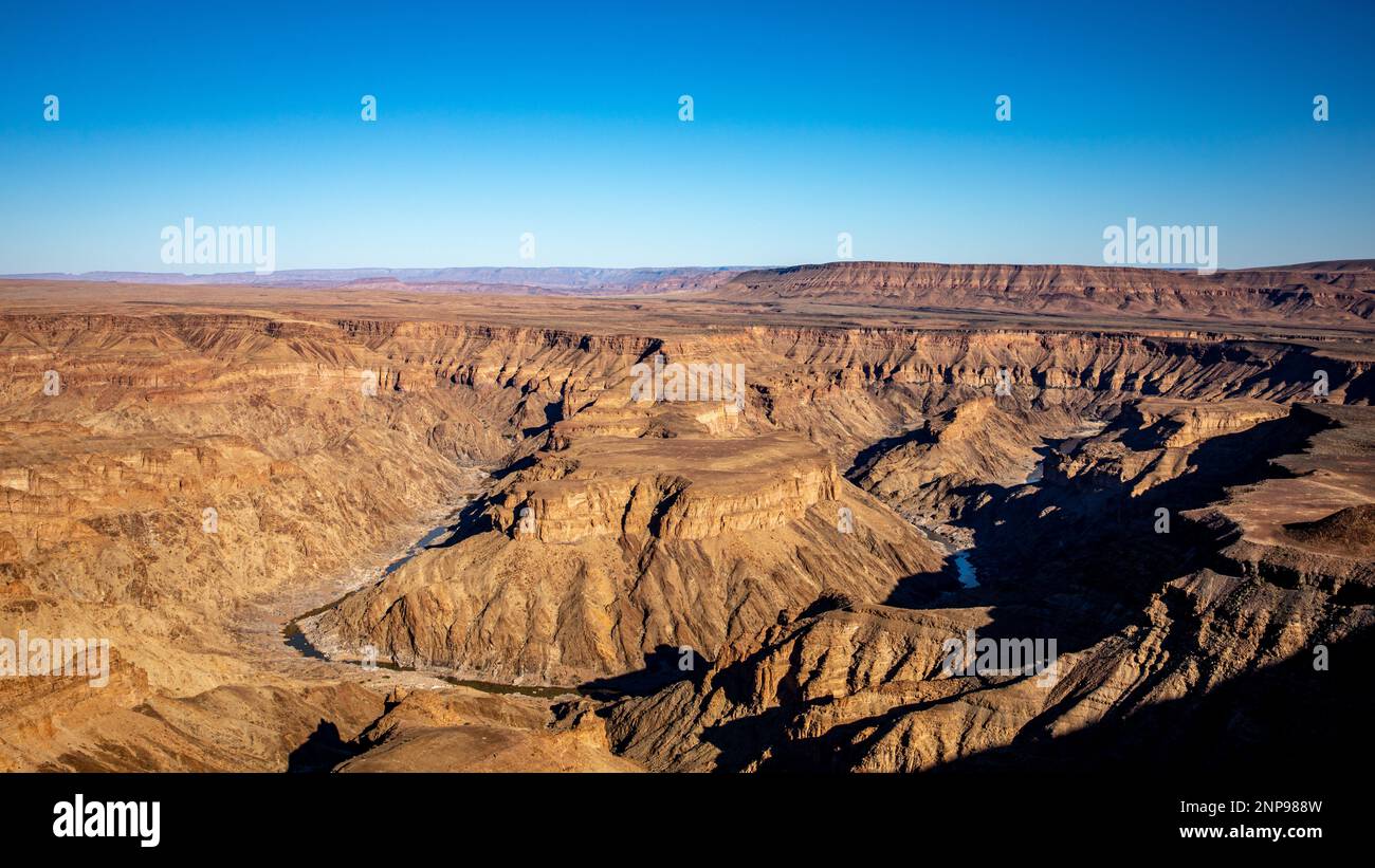 Fish River Canyon, world's second largest canyon, Hobas, South Namibia ...