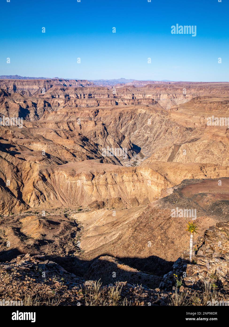 Fish River Canyon, world's second largest canyon, Hobas, South Namibia ...