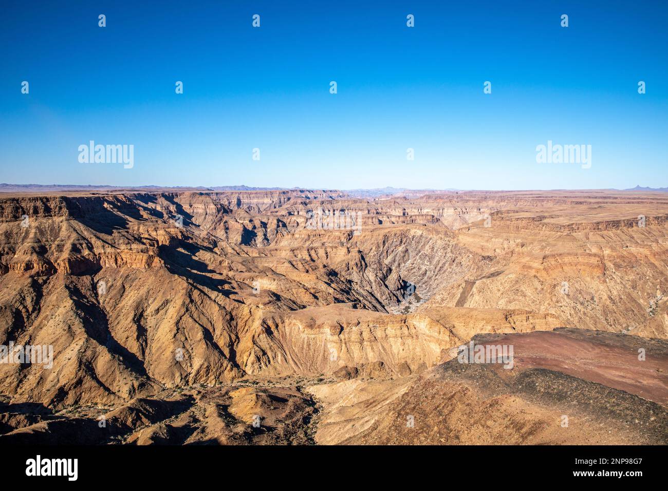 Fish River Canyon, world's second largest canyon, Hobas, South Namibia ...