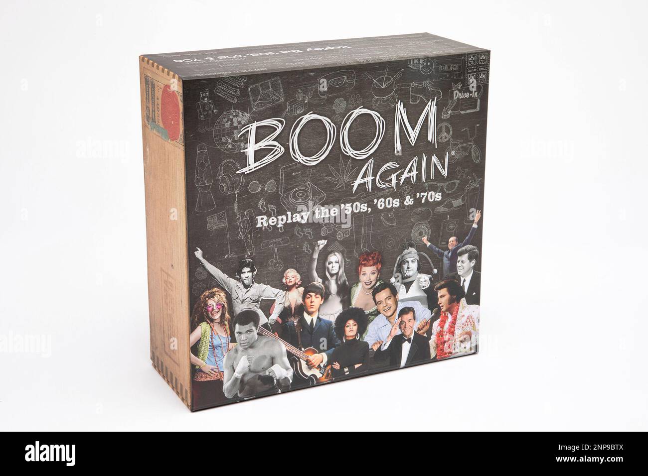 This image shows Boom Again, a trivia quiz game that speaks directly to ...