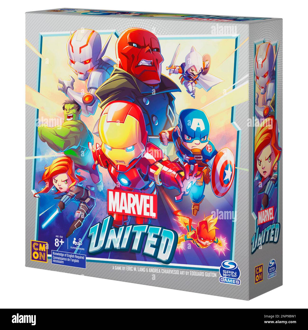 This product image released by Spin Master Games shows Marvel United, a ...