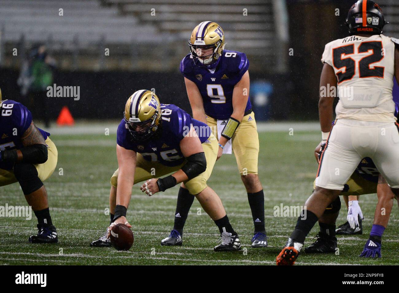 SEATTLE, WA - NOVEMBER 14: Washington Huskies quarterback Dylan Morris ...