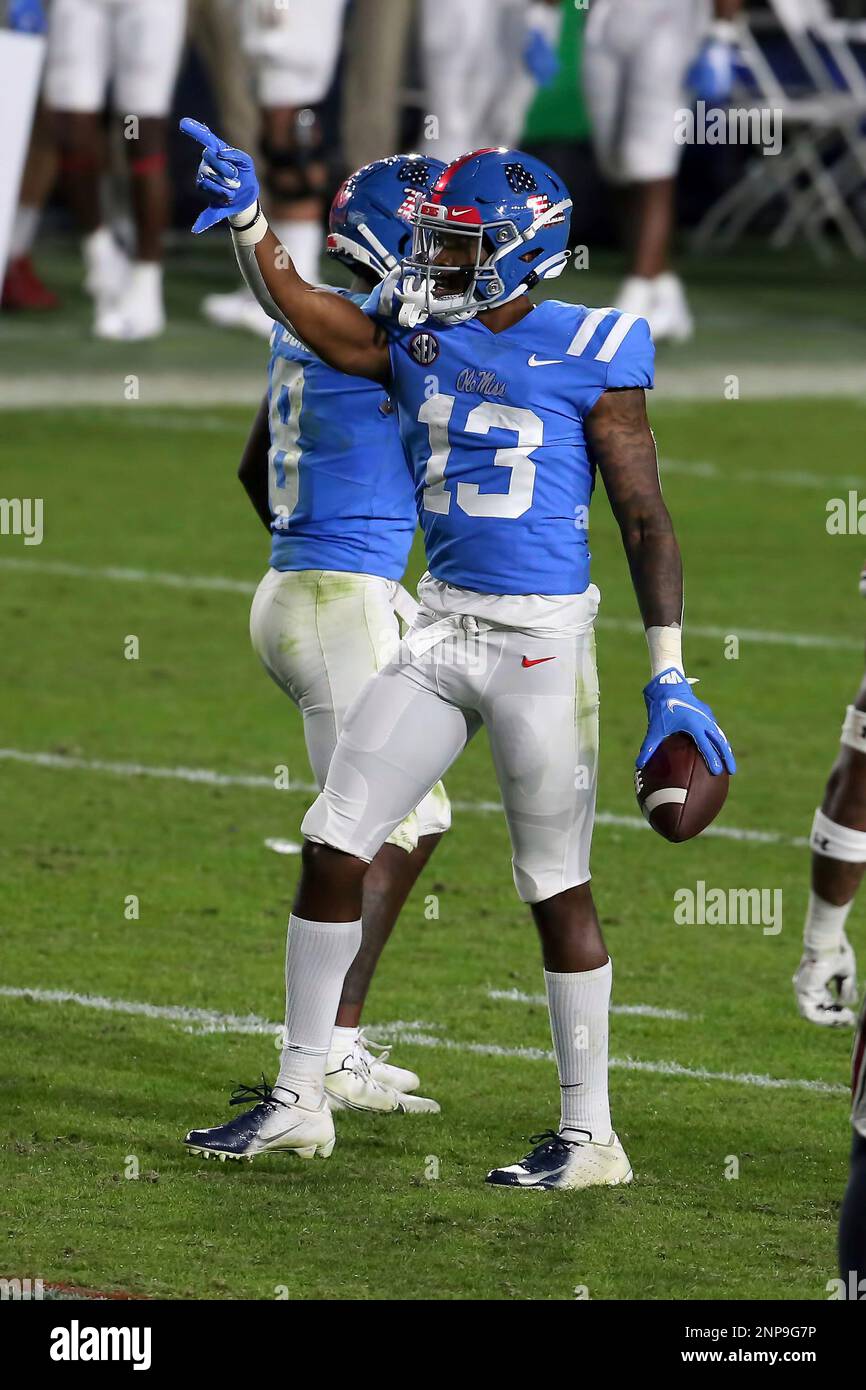 OXFORD, MS - NOVEMBER 14: Ole Miss Rebels wide receiver Braylon Sanders ...