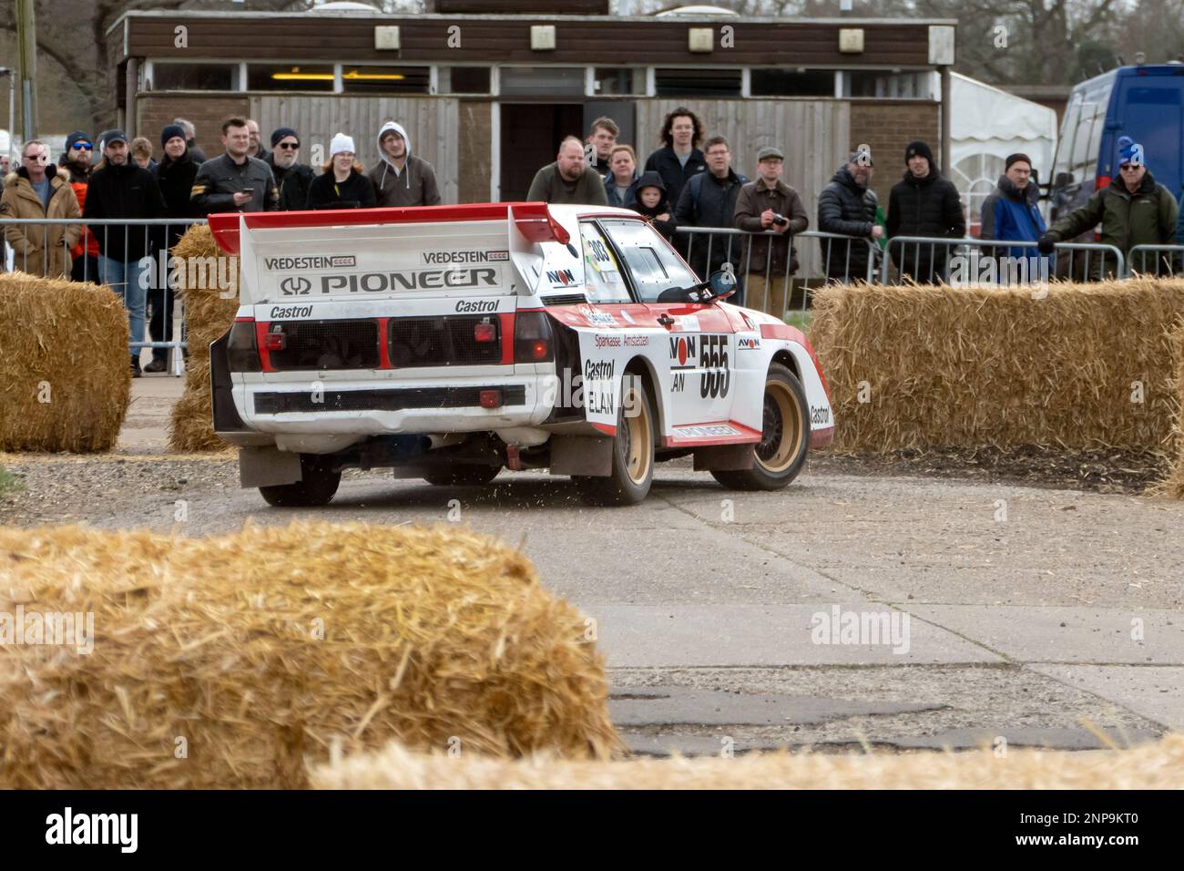 Audi Quattro Group B Rally car at Race Retro 2023 Exhibition and Rally ...