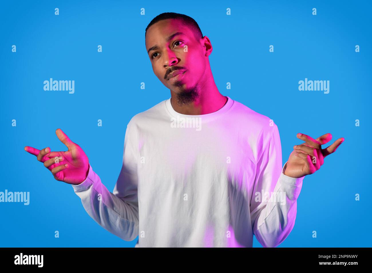 Introspective african young man hi-res stock photography and images - Alamy