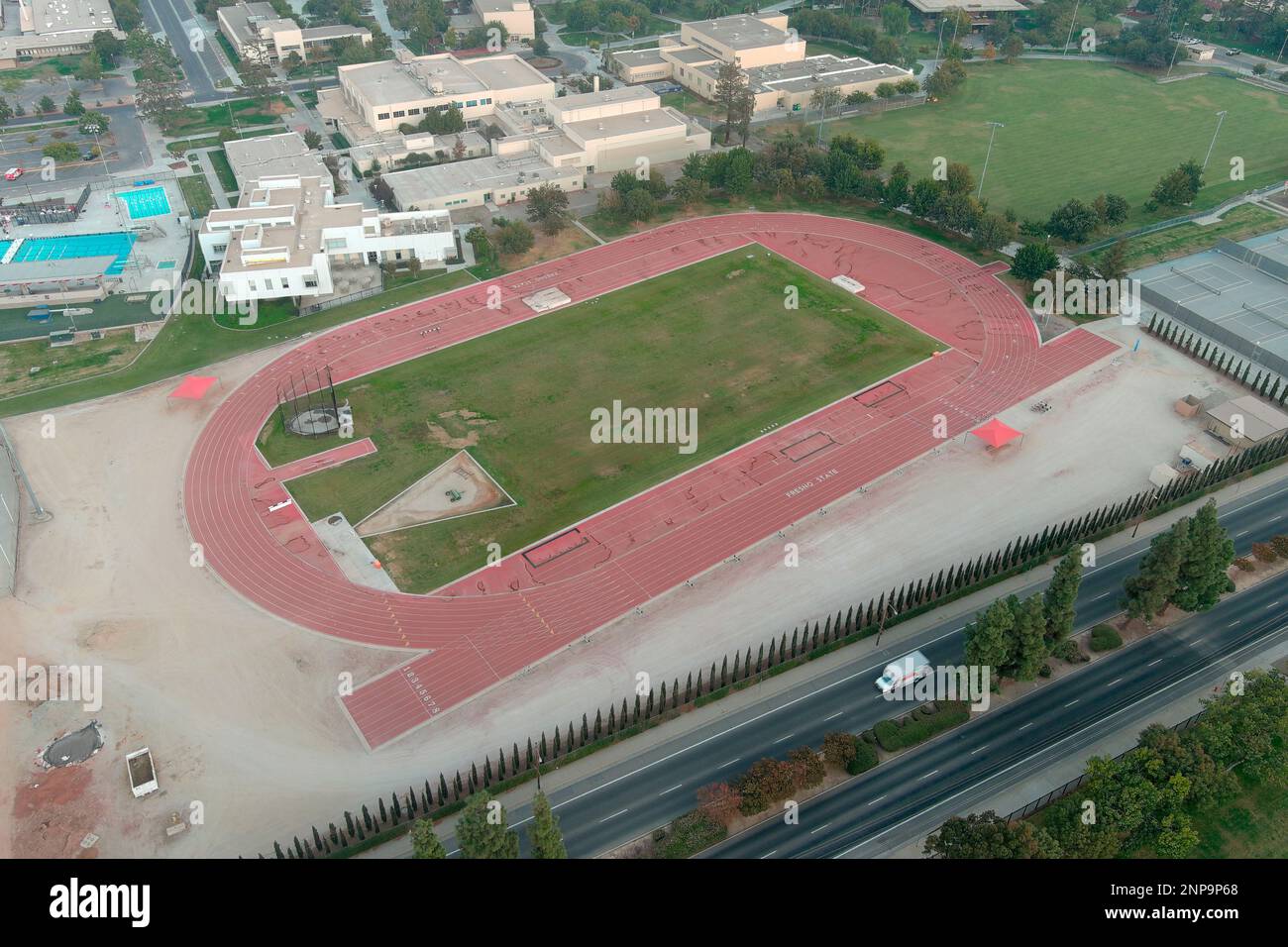 A general view of the Warmerdam Field track on the campus of Fresno ...