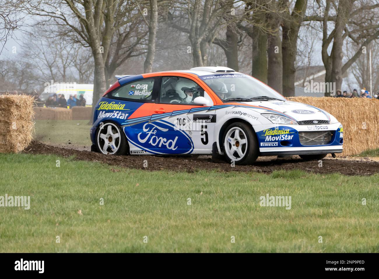 Ex Colin McRae Ford Focus Rally car at Race Retro 2023 Exhibition and ...