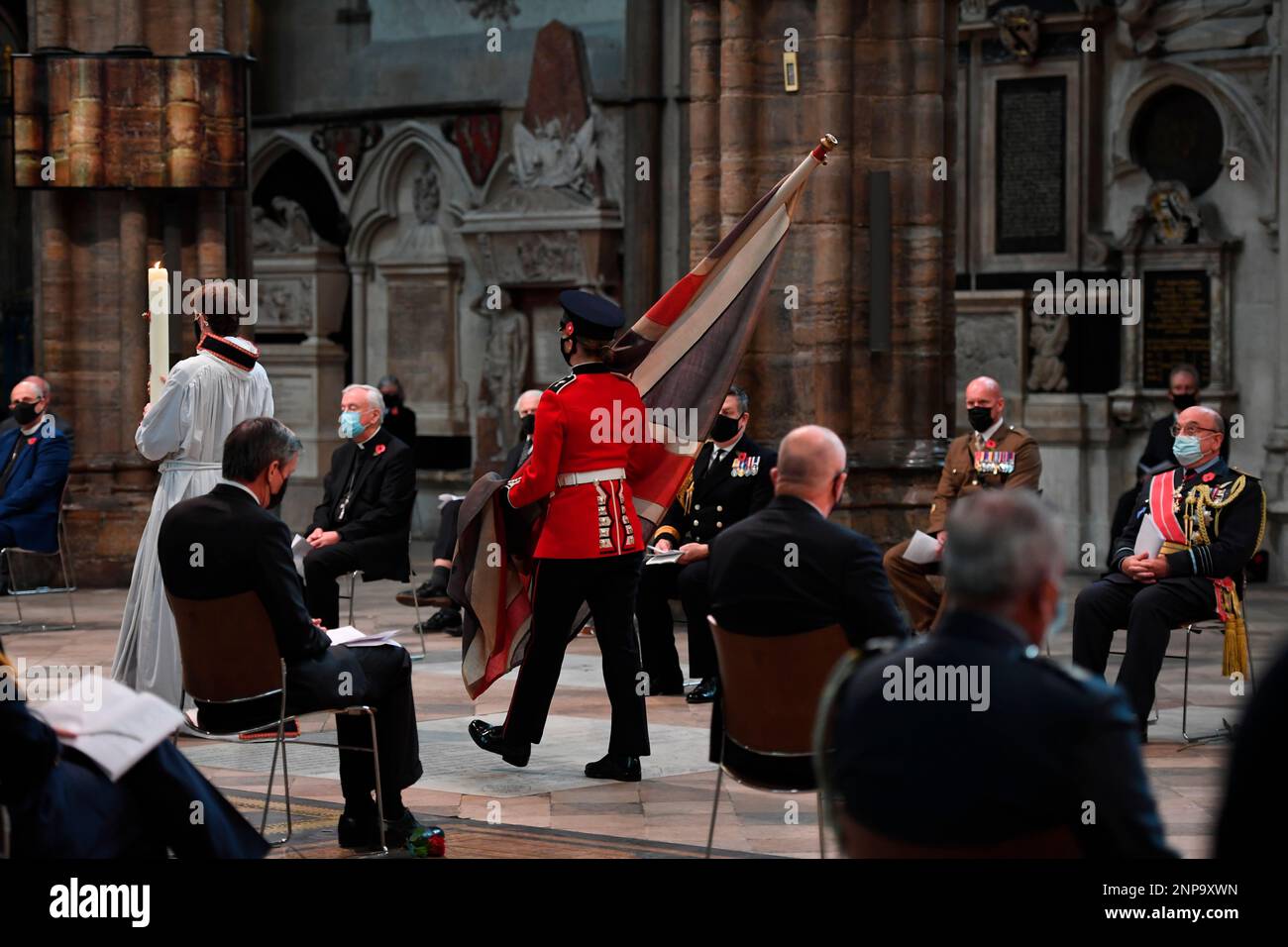 The Padre’s flag, the British Union flag that was used by the Reverend ...