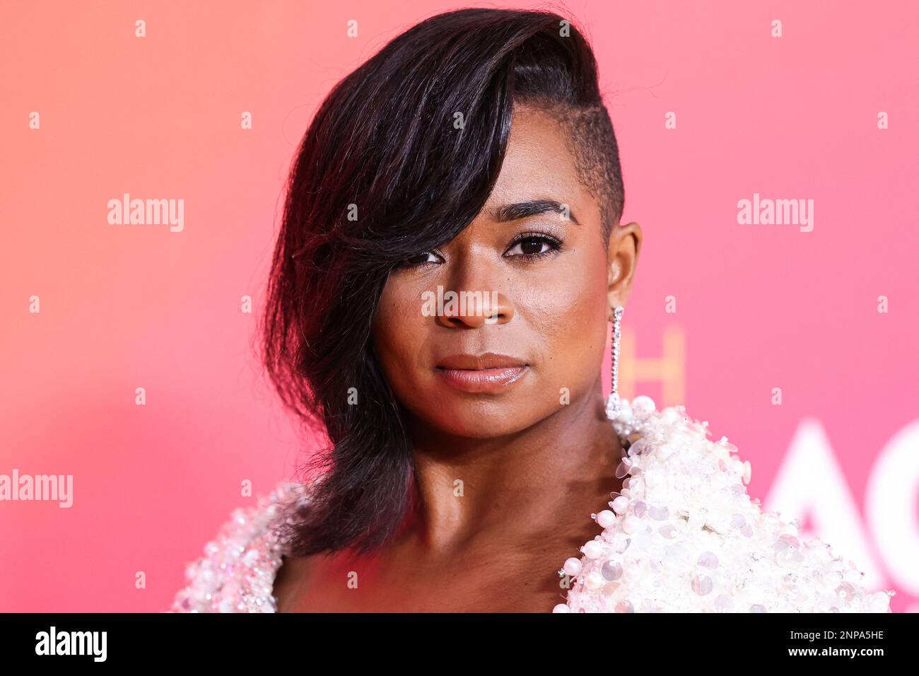 PASADENA, LOS ANGELES, CALIFORNIA, USA - FEBRUARY 25: Alexis Floyd ...