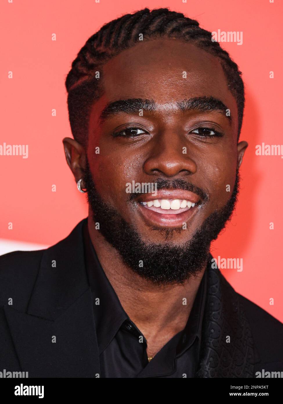 PASADENA, LOS ANGELES, CALIFORNIA, USA - FEBRUARY 25: Caleb McLaughlin ...