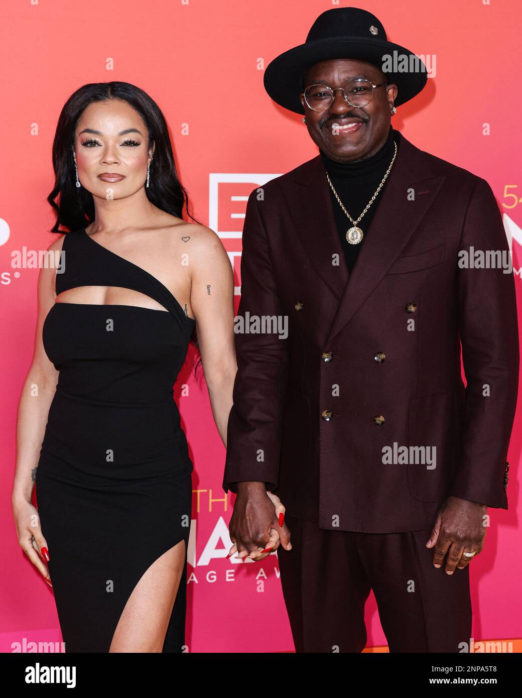 PASADENA, LOS ANGELES, CALIFORNIA, USA - FEBRUARY 25: Dannella Lane and ...