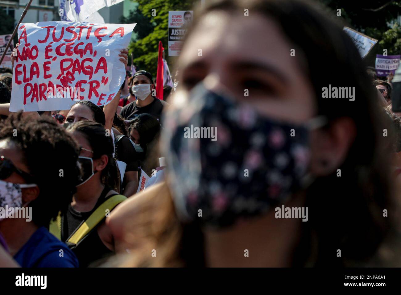 SP - Sao Paulo - 11/8/2020 - SAO PAULO, JUSTICE ACT BY MARIANA FERRER ...