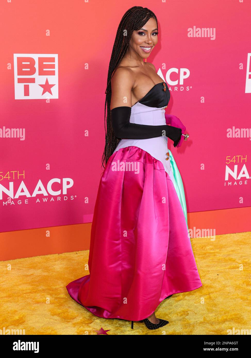 PASADENA, LOS ANGELES, CALIFORNIA, USA - FEBRUARY 25: KJ Smith arrives ...