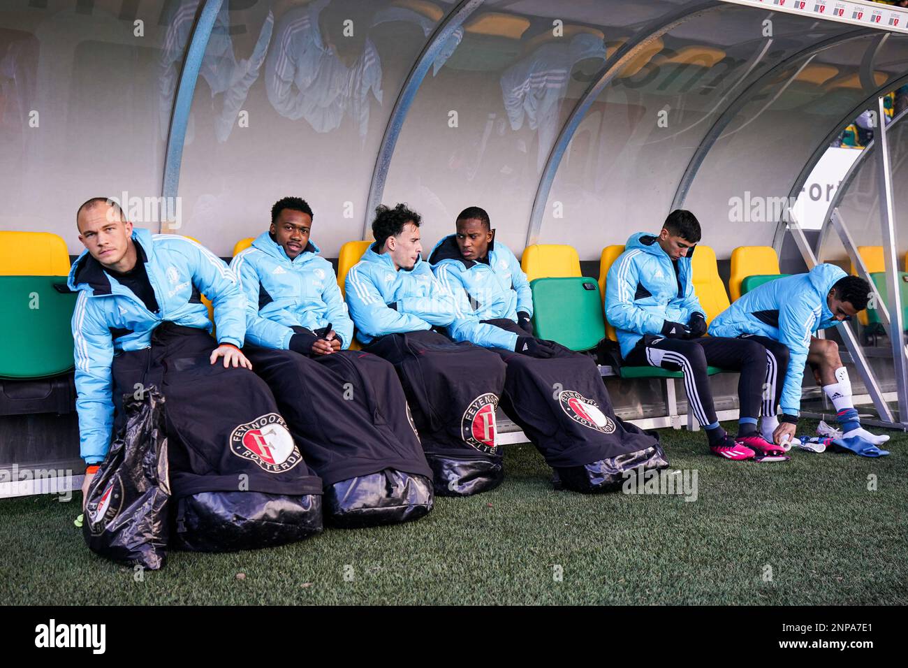 Sittard - Feyenoord keeper Tein Troost during the match between Fortuna ...