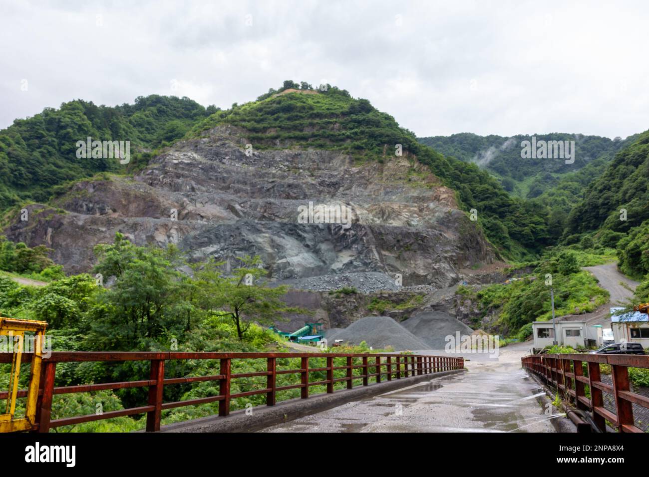 Industrial quarry, Hakusan, Ishikawa, Japan Stock Photo - Alamy
