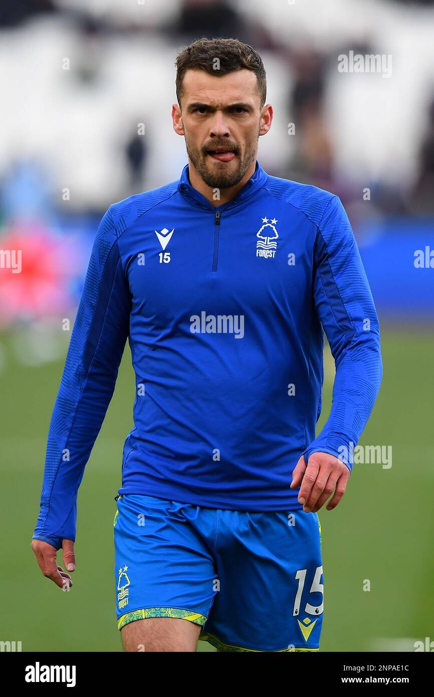 Harry Toffolo of Nottingham Forest during the Premier League match ...